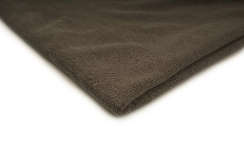 Hacci Classic Sweater Knit Fabric Brown-Gray Orient Fashion